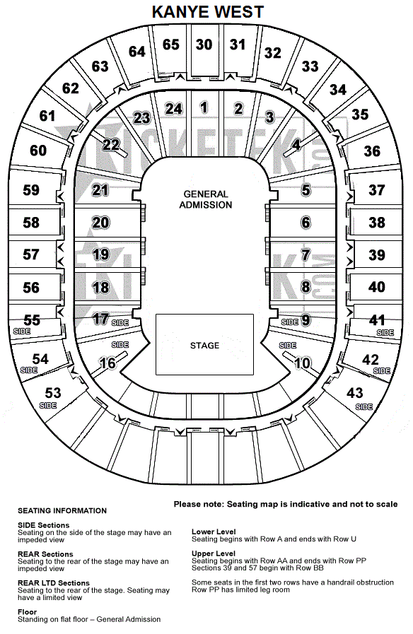 YEEZUS tour Australia different setup? : r/hiphopheads