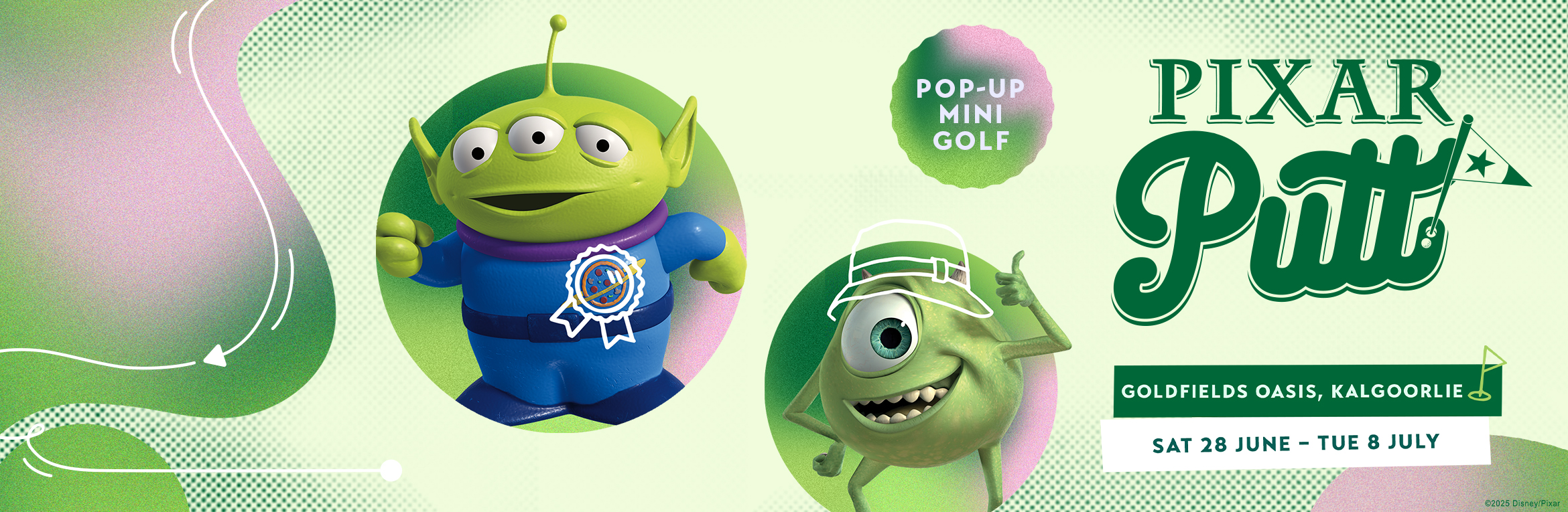 Pixar Putt tickets | Goldfields Oasis Recreation Centre | Ticketek ...